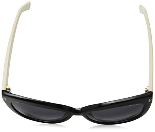 Sunglasses Tom Ford FT 0524 Alistair 05B black/other / gradient smoke, Black and Ivory, 56-16-140