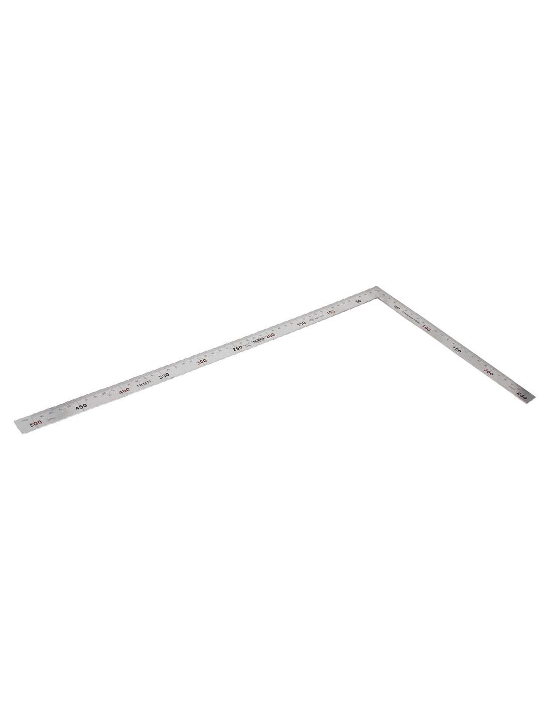 New Lon0167 Stainless Steel Featured 250x500mm Dual Sides reliable efficacy Right Angle Metric Try Square Ruler(id:954 03 99 e85)