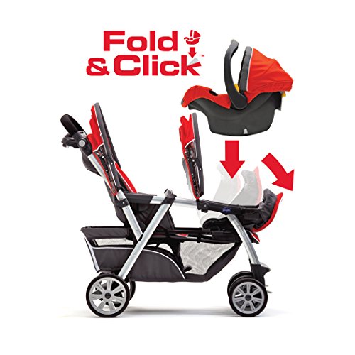 Chicco Cortina Together Double Stroller, Ombra