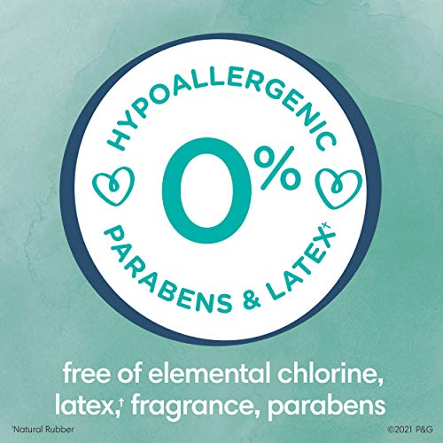 Diapers Size 3, 168 Count - Pampers Pure Protection Disposable Baby Diapers, Hypoallergenic and Unscented Protection (Packaging & Prints May Vary)