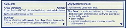 Crest Cavity Protection Fluoride Anticavity Toothpaste Regular Paste 0.85 oz Travel Size (Pack of 4)