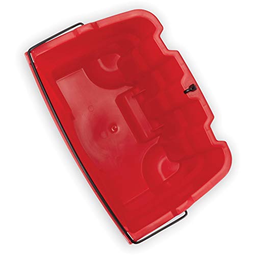 Rubbermaid Commercial Products FG9C7400RED Dirty Water Bucket for WaveBrake 2.0 35 Qt. Mop Bucket System, 18-Quart Capacity, Red, (2064907)