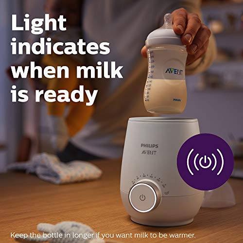 Philips Avent Fast Baby Bottle Warmer with Smart Temperature Control and Automatic Shut-Off, SCF358/00