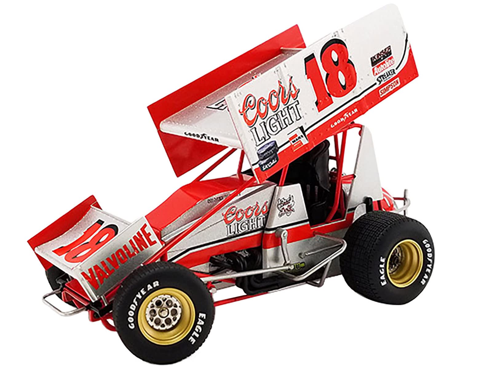 Winged Sprint Car #18 Brad Doty National Sprint Car Hall of Fame and Museum World of Outlaws (1986) 1/18 Diecast Model Car by Acme A1809525