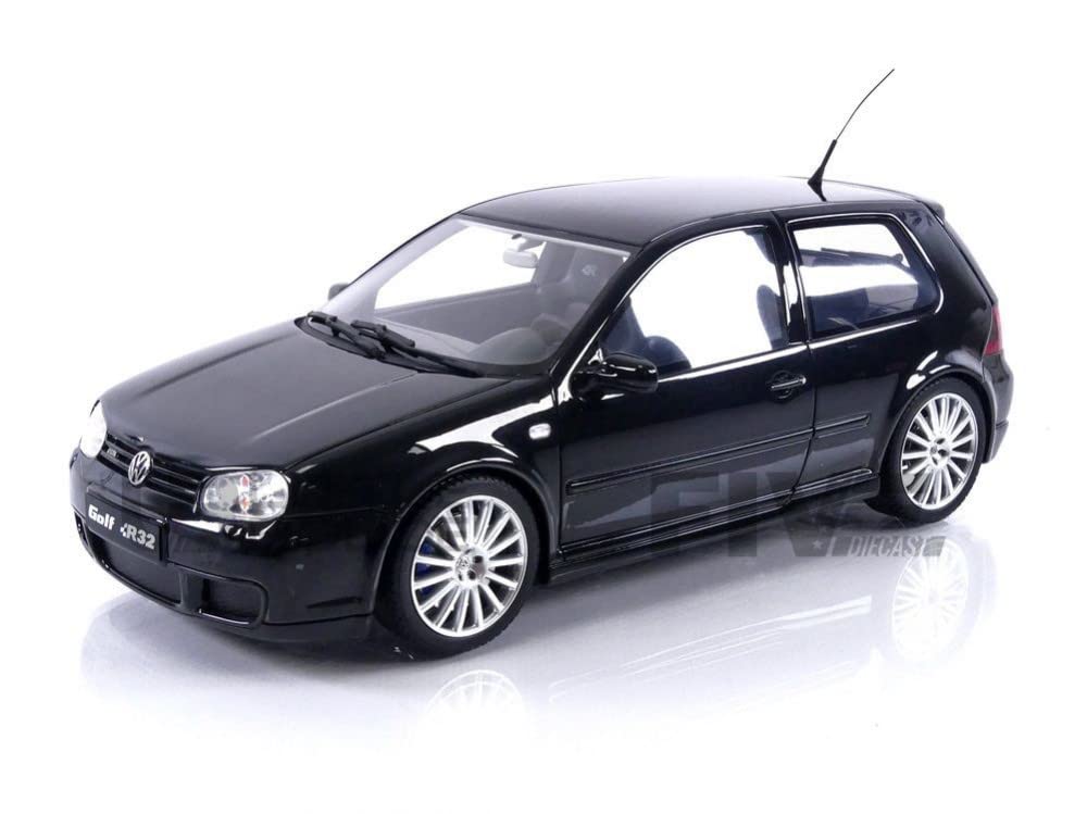 2003 Golf IV R32 Black Magic Nacre Limited Edition to 3000 Pieces Worldwide 1/18 Model Car by Otto Mobile OT964