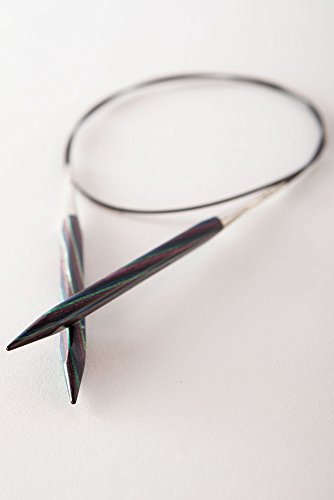 Knit Picks Try It Square Wood and Metal Interchangeable Knitting Needle Set - US 6 and 7 (Foursquare and Nickel-Plated)