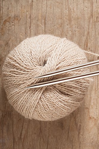 Knit Picks Try It Square Wood and Metal Interchangeable Knitting Needle Set - US 6 and 7 (Foursquare and Nickel-Plated)