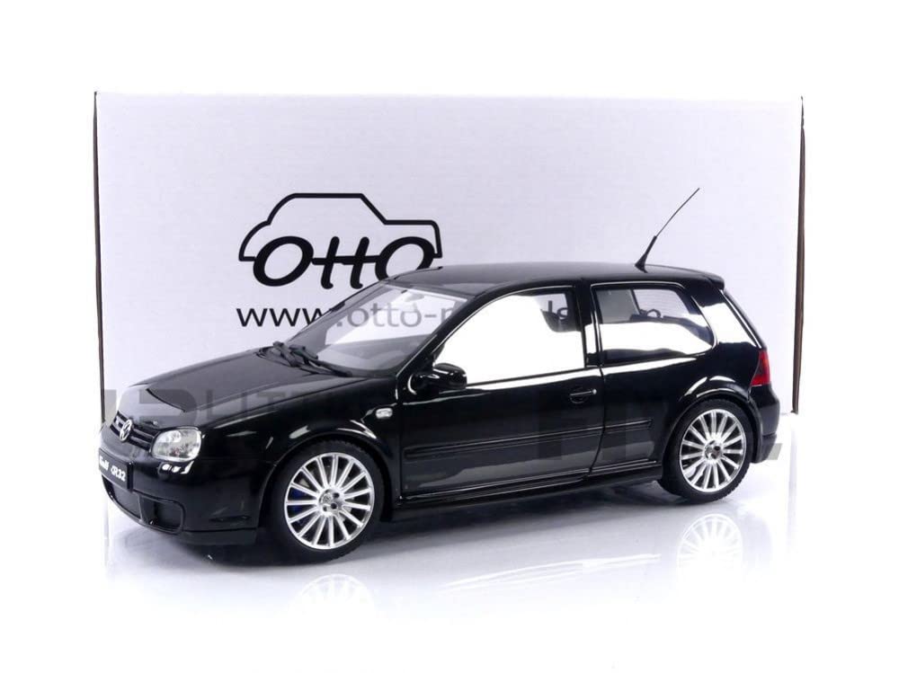 2003 Golf IV R32 Black Magic Nacre Limited Edition to 3000 Pieces Worldwide 1/18 Model Car by Otto Mobile OT964