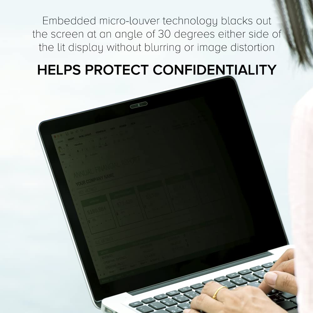 celicious Privacy 2-Way Anti-Spy Filter Screen Protector Film Compatible with Asus Zenbook 14X OLED Space Edition UX5401 (Touch)