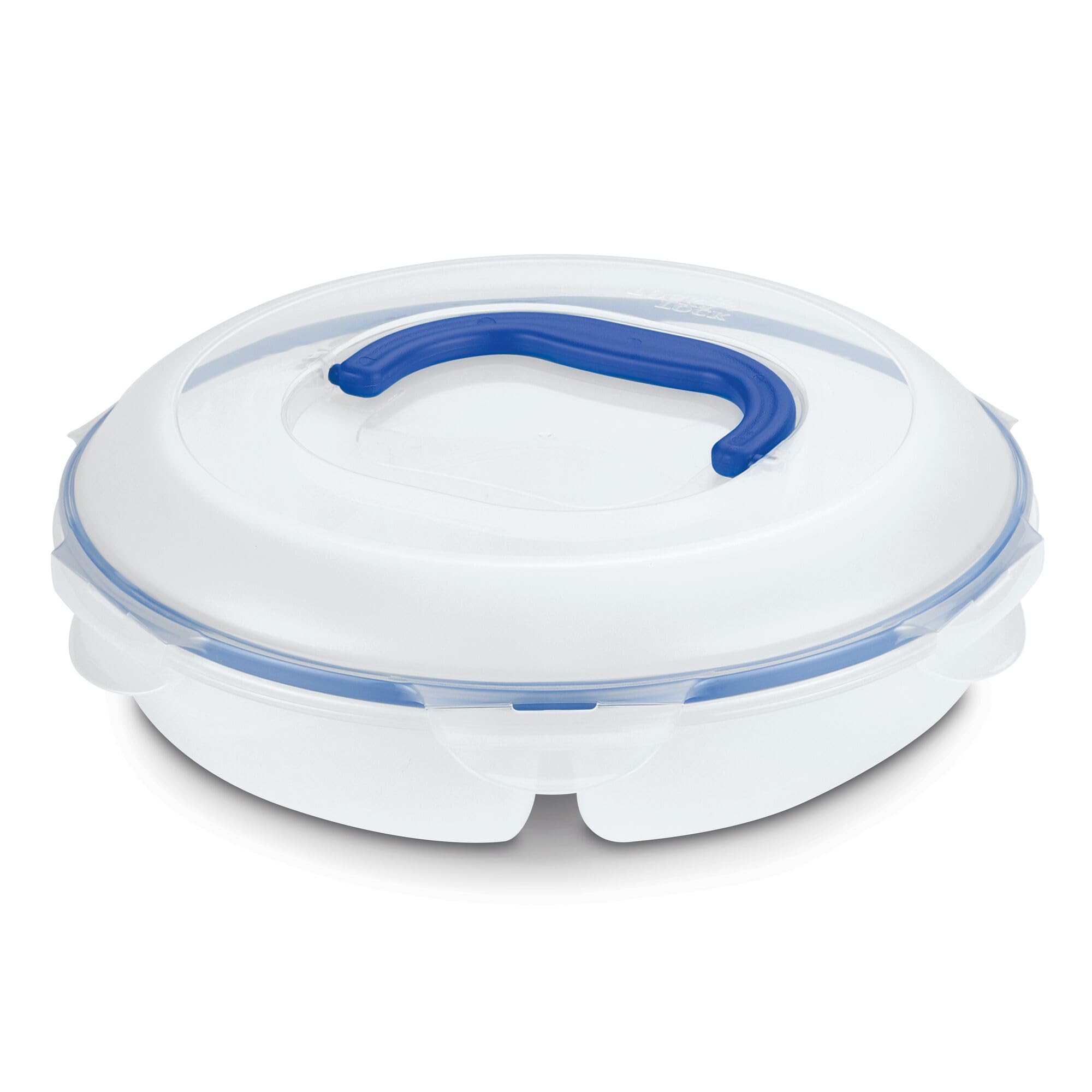 LocknLock Easy Essentials Food Storage Container With Dividers / Food Storage Bin With Dividers - 78 Ounce, Clear