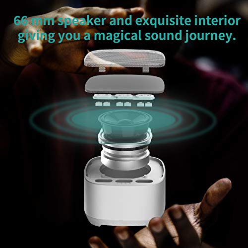 Magicteam Sleep Sound White Noise Machine with Natural Soothing Sounds and Memory Function 32 Levels of Volume Powered by AC or USB and Sleep Timer Sound Therapy for Baby Kids Adults (B-White)