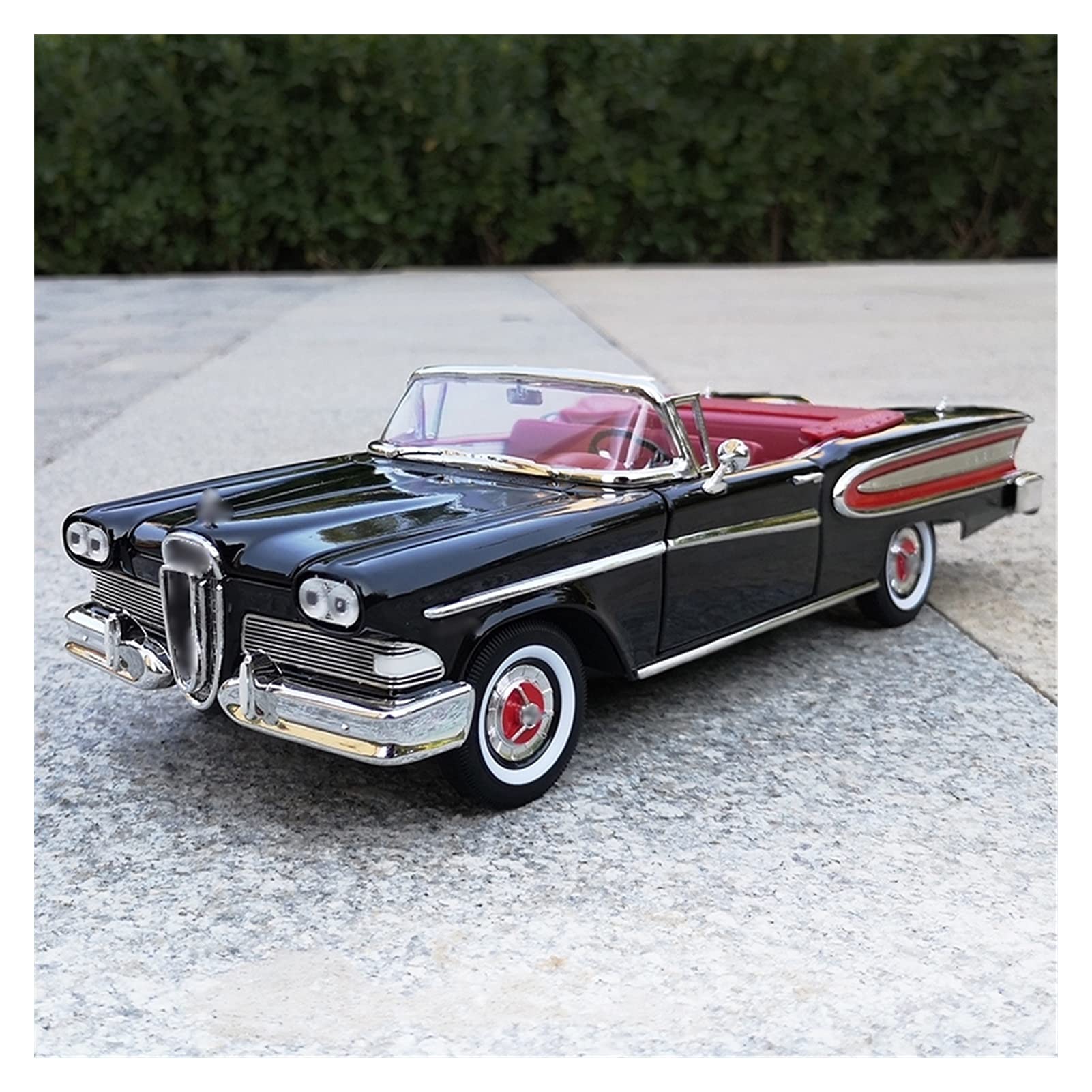 KHBSM Alloy Car Toy 1/18 for F-ord for Edsel Citation Convertible Car Model Alloy Toy Car Metal Diecast Vehicle Kids Gift Collection
