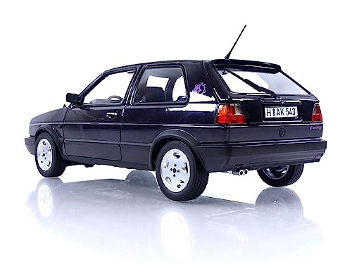 Norev 1991 Golf GTI Fire and Ice Dark Purple Metallic 1/18 Diecast Model Car 188558
