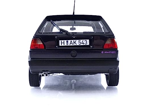 Norev 1991 Golf GTI Fire and Ice Dark Purple Metallic 1/18 Diecast Model Car 188558