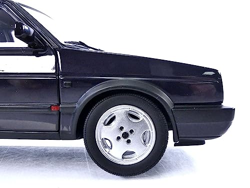 Norev 1991 Golf GTI Fire and Ice Dark Purple Metallic 1/18 Diecast Model Car 188558