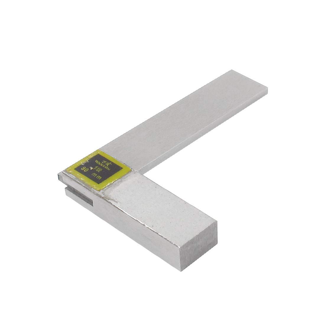 New Lon0167 Stainless Steel Featured 80 x 50mm reliable efficacy L Angle Try Square Measure Ruler Measuring Tool(id:61b 47 ac fda)