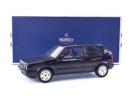 Norev 1991 Golf GTI Fire and Ice Dark Purple Metallic 1/18 Diecast Model Car 188558