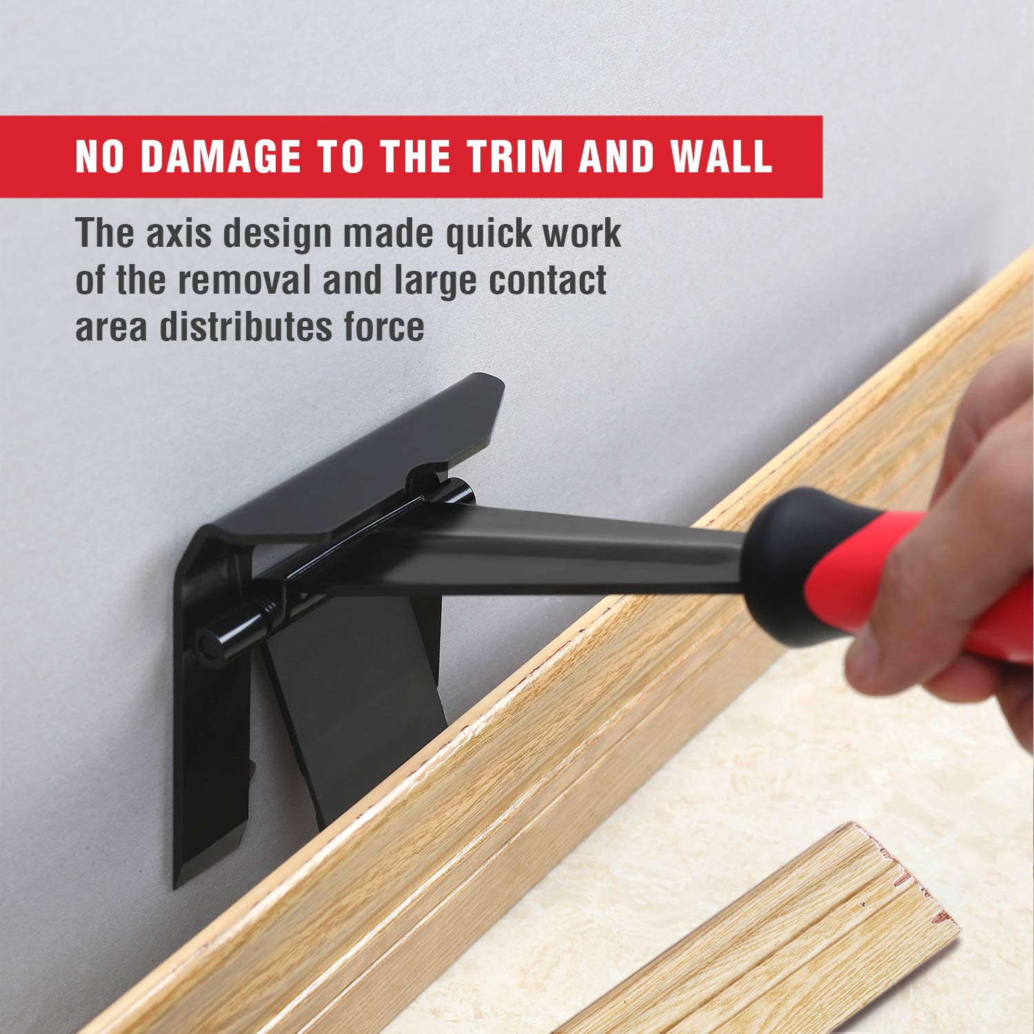 Goldblatt Trim Puller and WORKPRO 8 Inch Try Square with Aluminum Handle