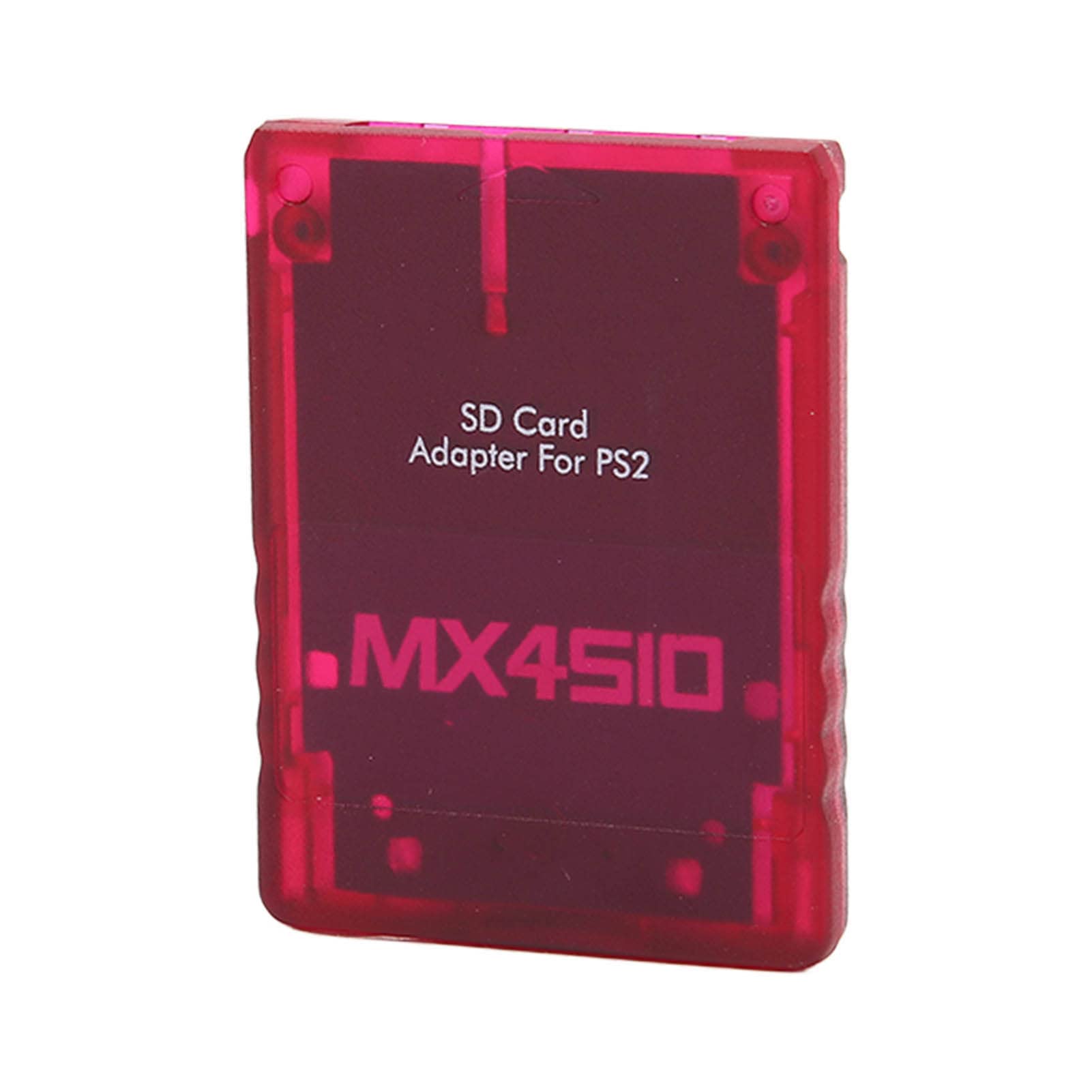 Memory Adapter for PS2, MX4SIO(Memory Expansion for SIO) SIO2SD Memory Adapter Replacement Memory Reader for PS2 Fat Console(Red)