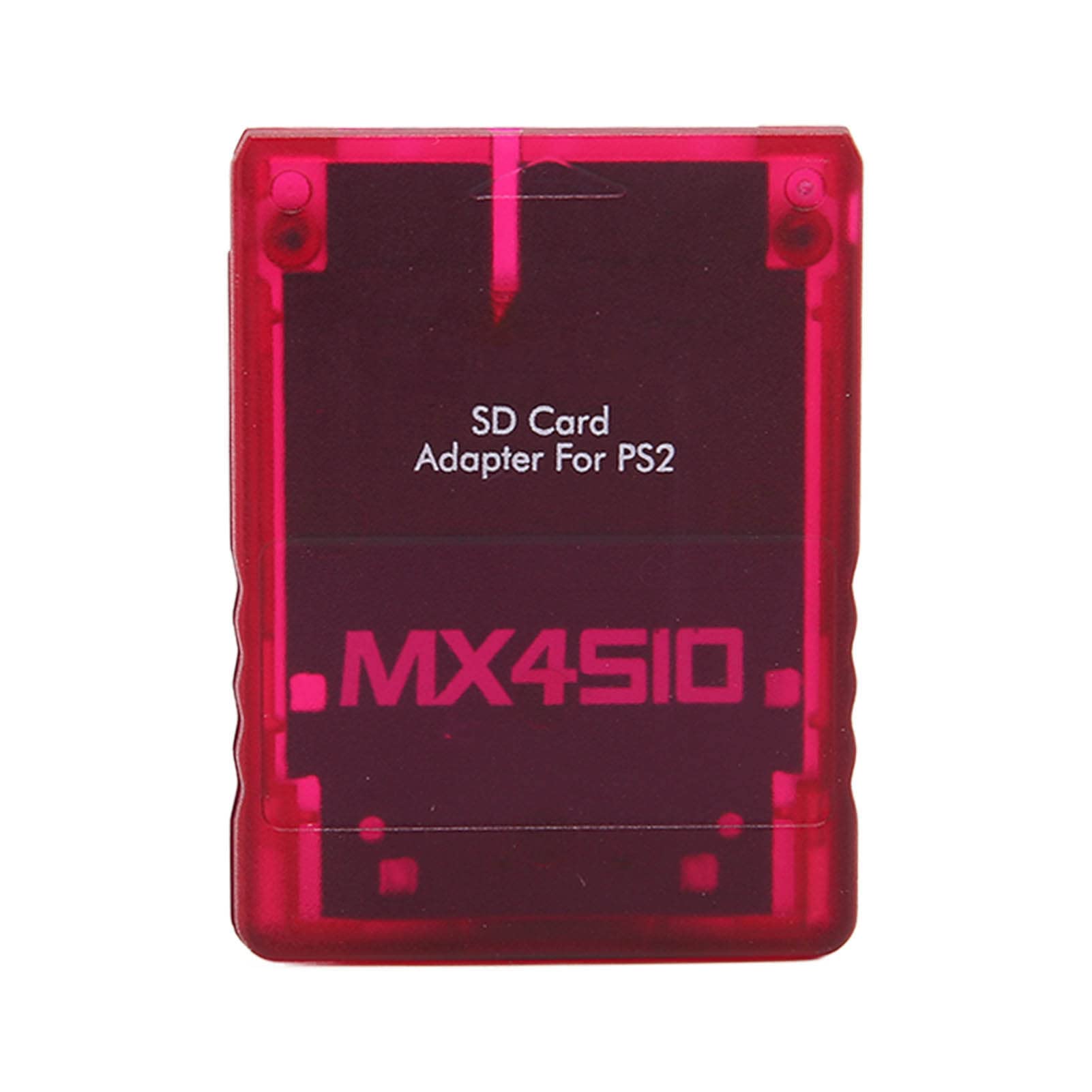 Memory Adapter for PS2, MX4SIO(Memory Expansion for SIO) SIO2SD Memory Adapter Replacement Memory Reader for PS2 Fat Console(Red)