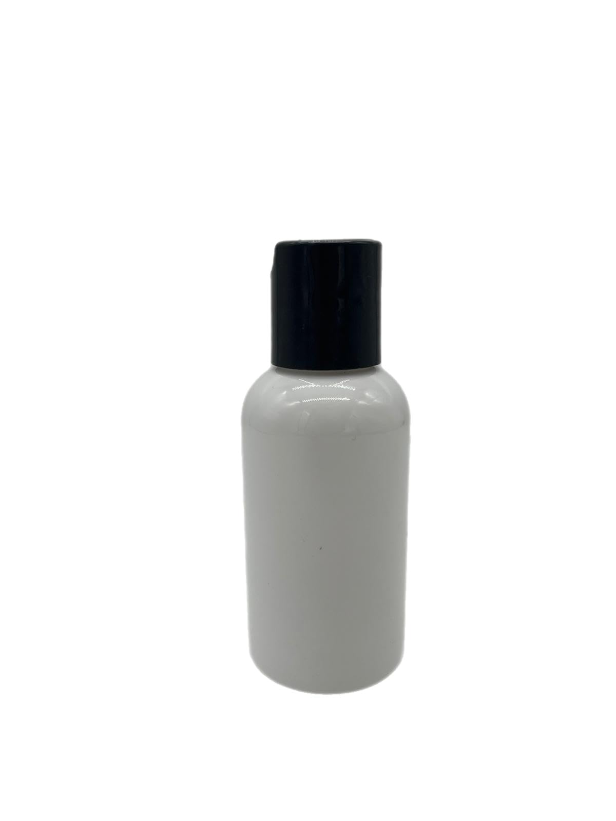 Natural Farms 1 oz White Boston BPA FREE Bottles - 12 Pack Empty Refillable Containers - Essential Oils - Aromatherapy | Black Disc Cap - Made in the USA