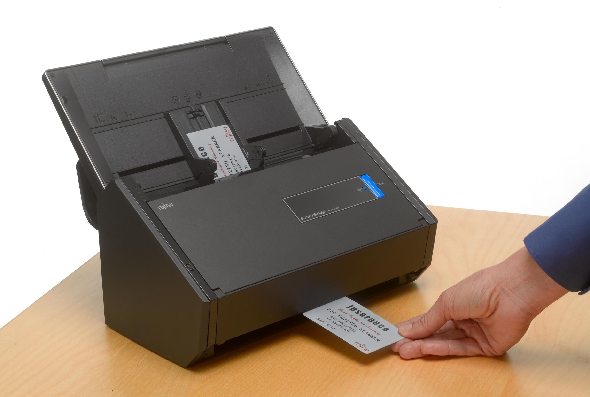 Fujitsu ScanSnap iX500 Color Duplex Desk Scanner for Mac and PC (Renewed)