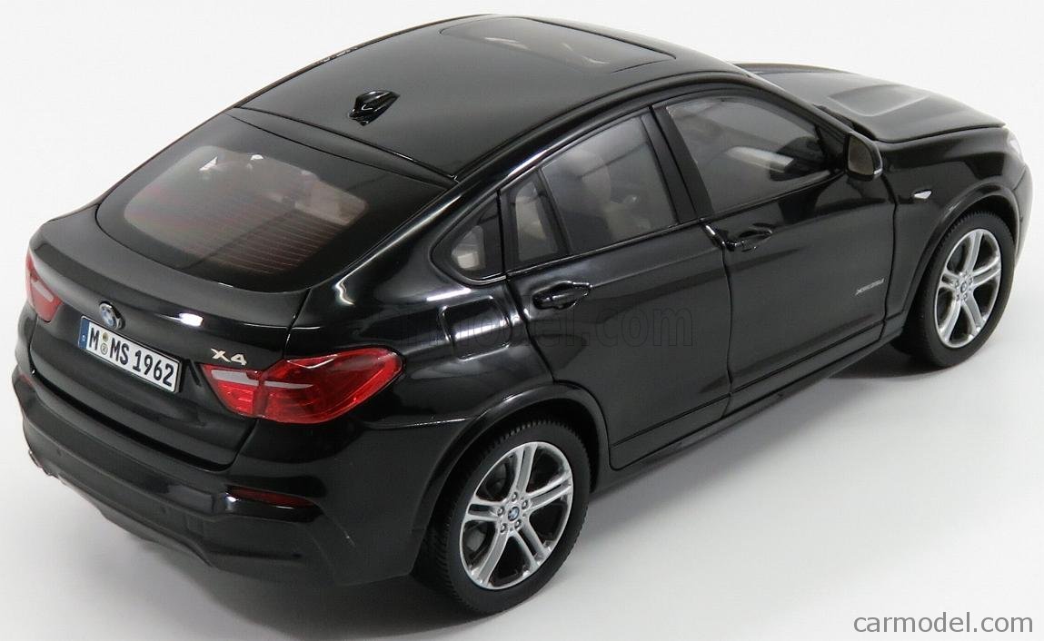 Paragon 97094 BMW X4 (F26) Sapphire Black 1/18 Diecast Model Car