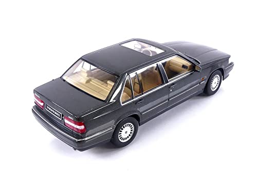 Solido 1:18 Triple 9 1996 Volvo 960 Dark Grey Metallic Die-Cast Model Car