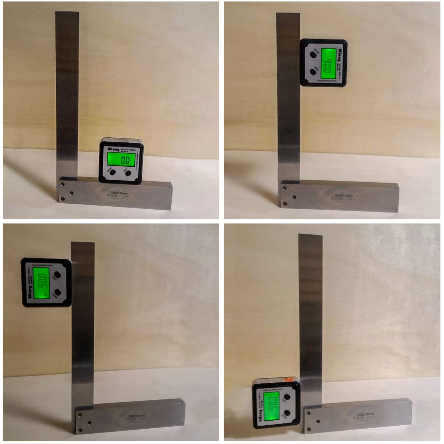 Machinist Square Precision Engineer Wide Seat Square 90 Right Angle Ground Hardened Steel Angle Ruler 3.2 x 2 Inch