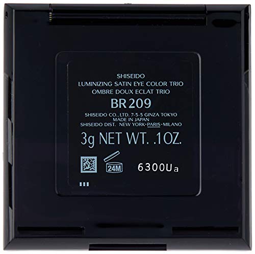 Shiseido Shiseido luminizing satin eye color trio - #br209 voyage, 0.1oz, 0.1 Ounce