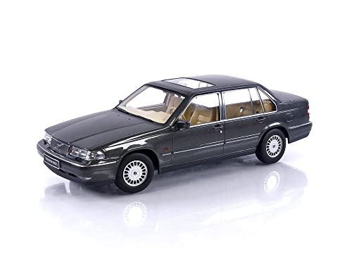 Solido 1:18 Triple 9 1996 Volvo 960 Dark Grey Metallic Die-Cast Model Car