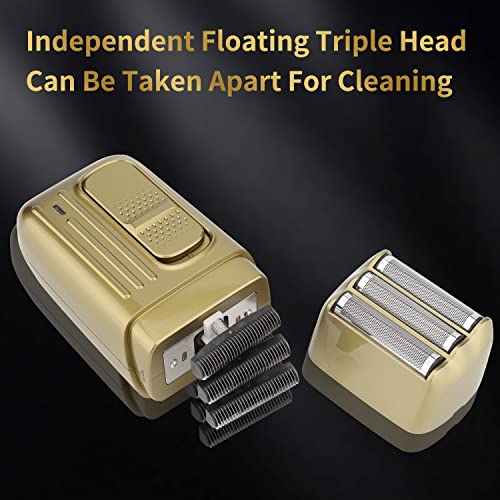 Karrte Men’s Grooming Kit Professional Hair Clippers and Shaver for Men,Electric Razor and Nose Trimmer Set,Beard Trimmer with 3 Foil Head,Gifts for Men