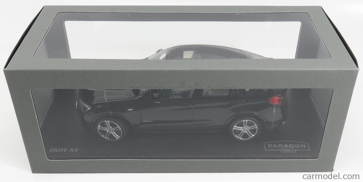 Paragon 97094 BMW X4 (F26) Sapphire Black 1/18 Diecast Model Car