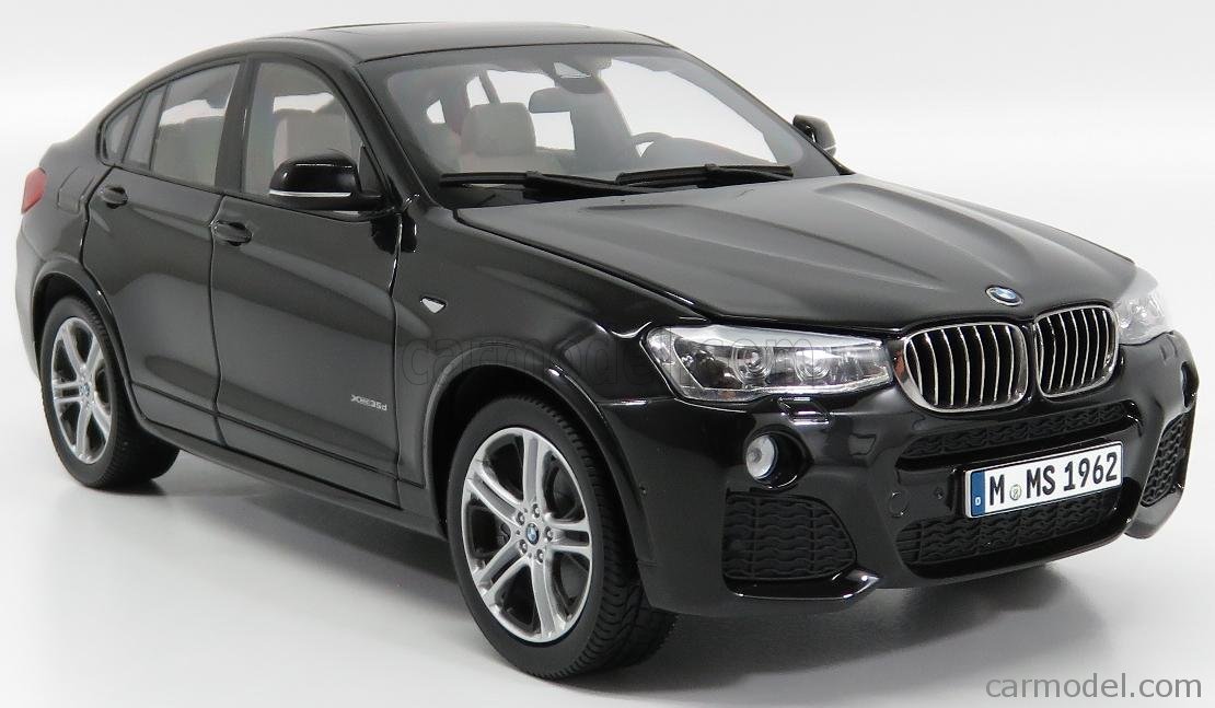 Paragon 97094 BMW X4 (F26) Sapphire Black 1/18 Diecast Model Car