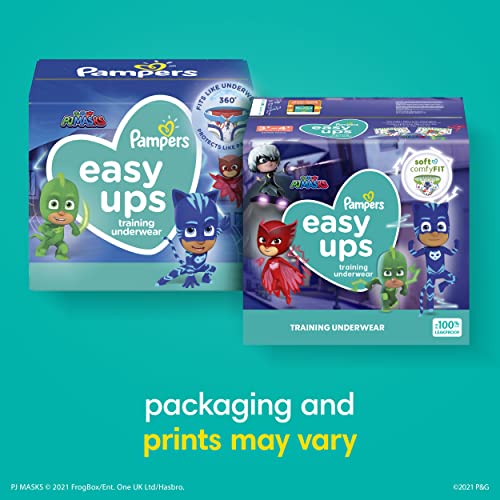 Pampers Easy Ups Training Underwear Boys, 3T-4T Size 5 Diapers, 22 Count (Packaging & Prints May Vary)