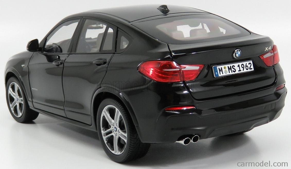 Paragon 97094 BMW X4 (F26) Sapphire Black 1/18 Diecast Model Car