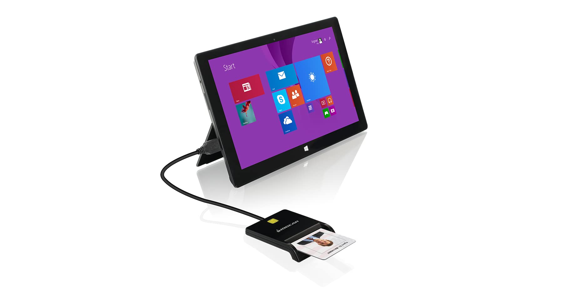 IOGEAR USB Common Access Card (CAC) Reader - EMV Level 1/ 4.1 Compliant - PC/SC version 1.0/2.0 - Class A, B, and C (5V / 3V / 1.8V) - T0, T1 Protocol - Compatible MS USB-CCID Driver - GSR212