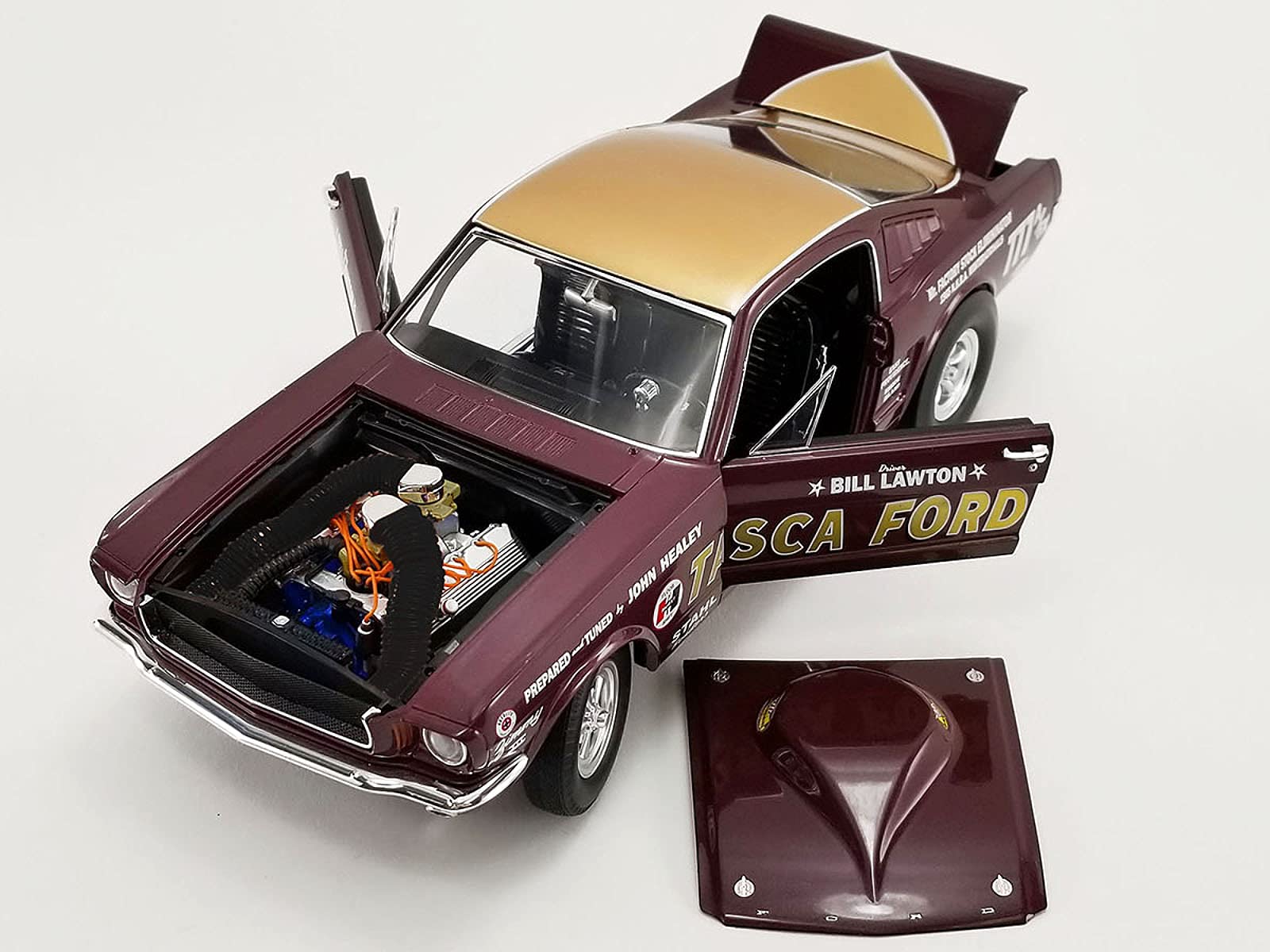 LIMITED EDITION ACME 1965 Mustang A/FX Bill Lawton Tasca Limited Edition to 1254 Pieces Worldwide 1/18 Diecast Model Car by Acme A1801839