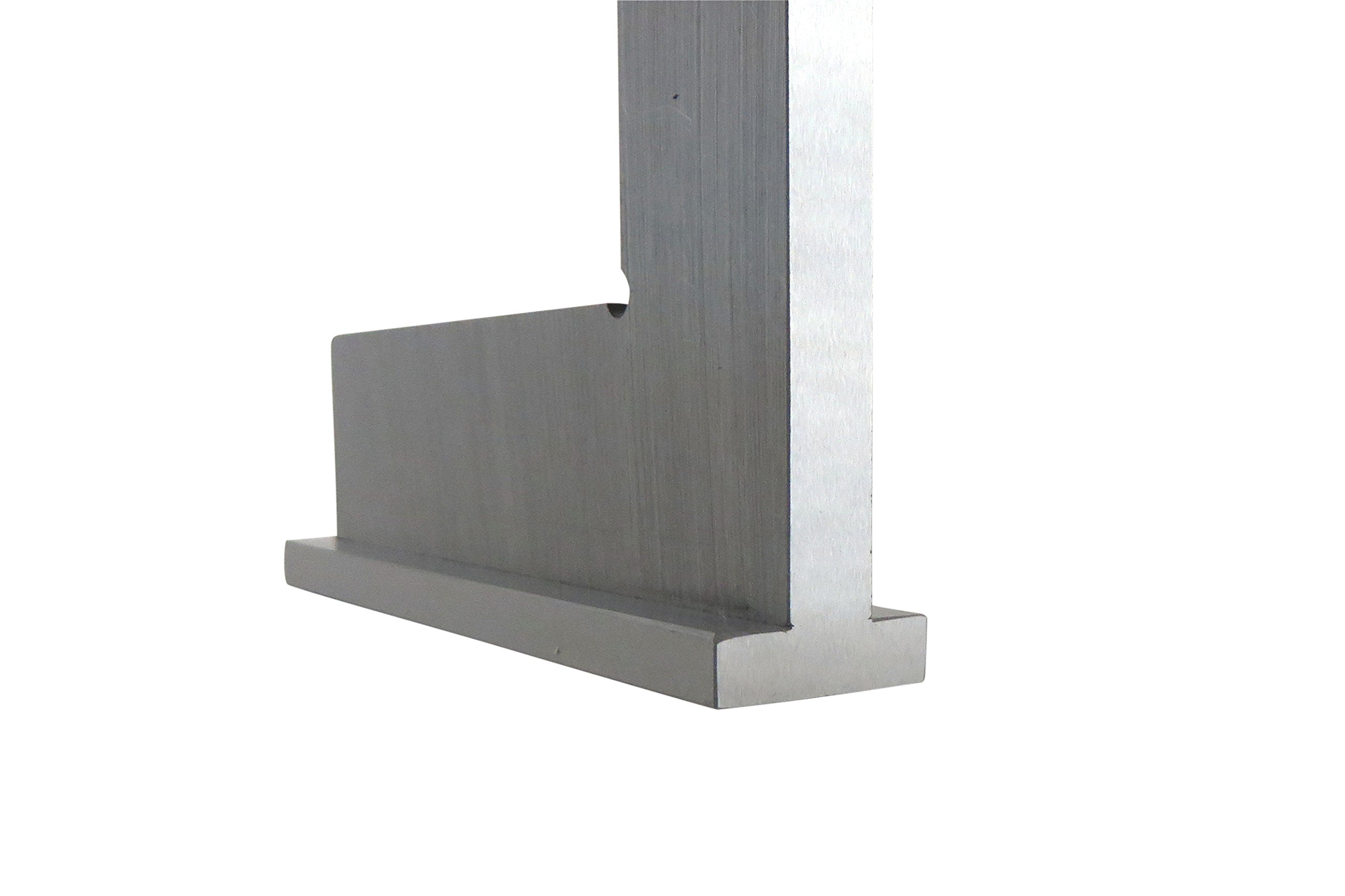 Kinex 4034-02-030 Try Machinist Square with Base 12-1/8" x 8" DIN 875/0 Square to w/in 0.0004” (Four Ten-Thousandths of an Inch)