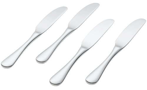 Ginkgo International Firenze Stainless Steel Butter Spreaders, Set of 4