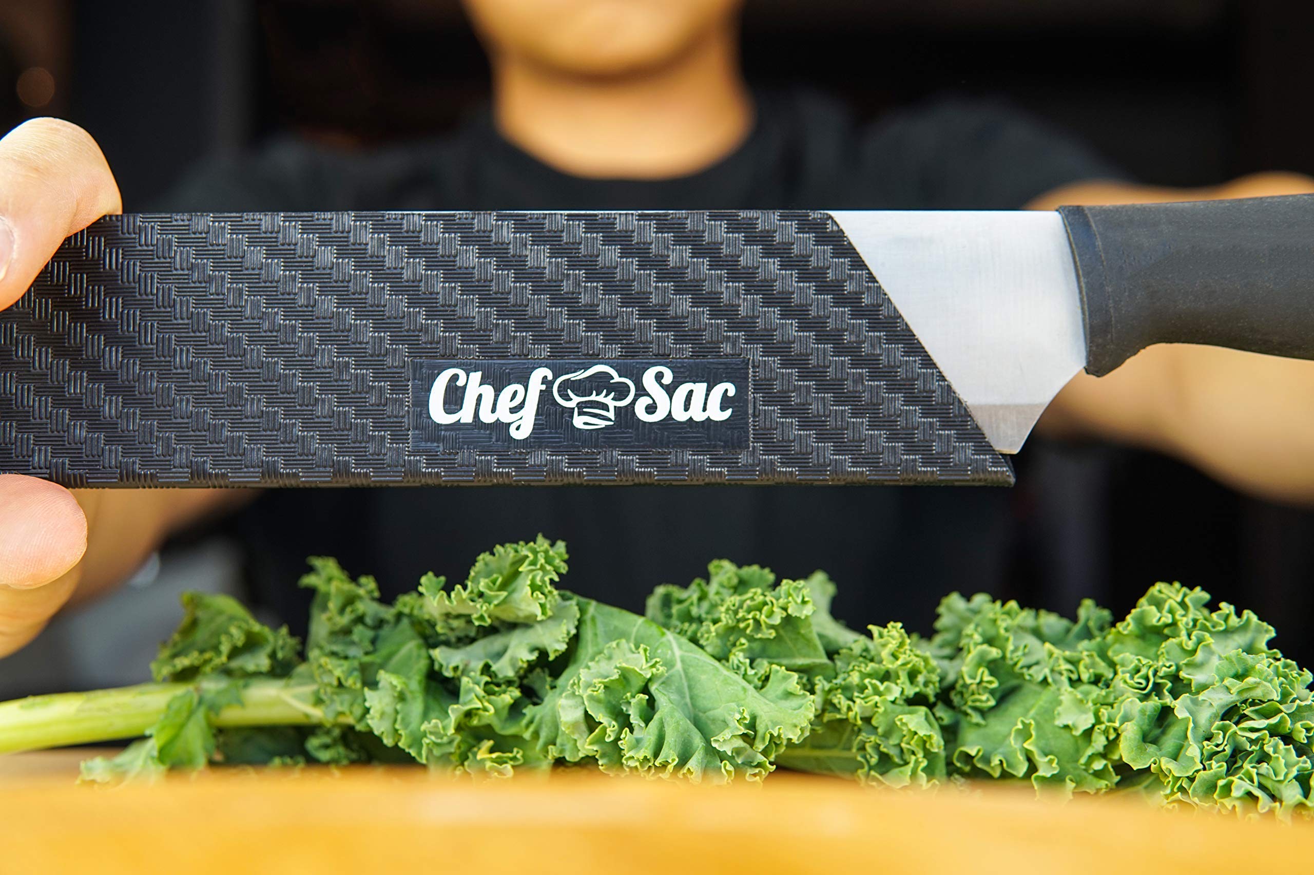 Chef Sac Chef Knife Folder Case Bag with 8-Pack Knife Guards Included
