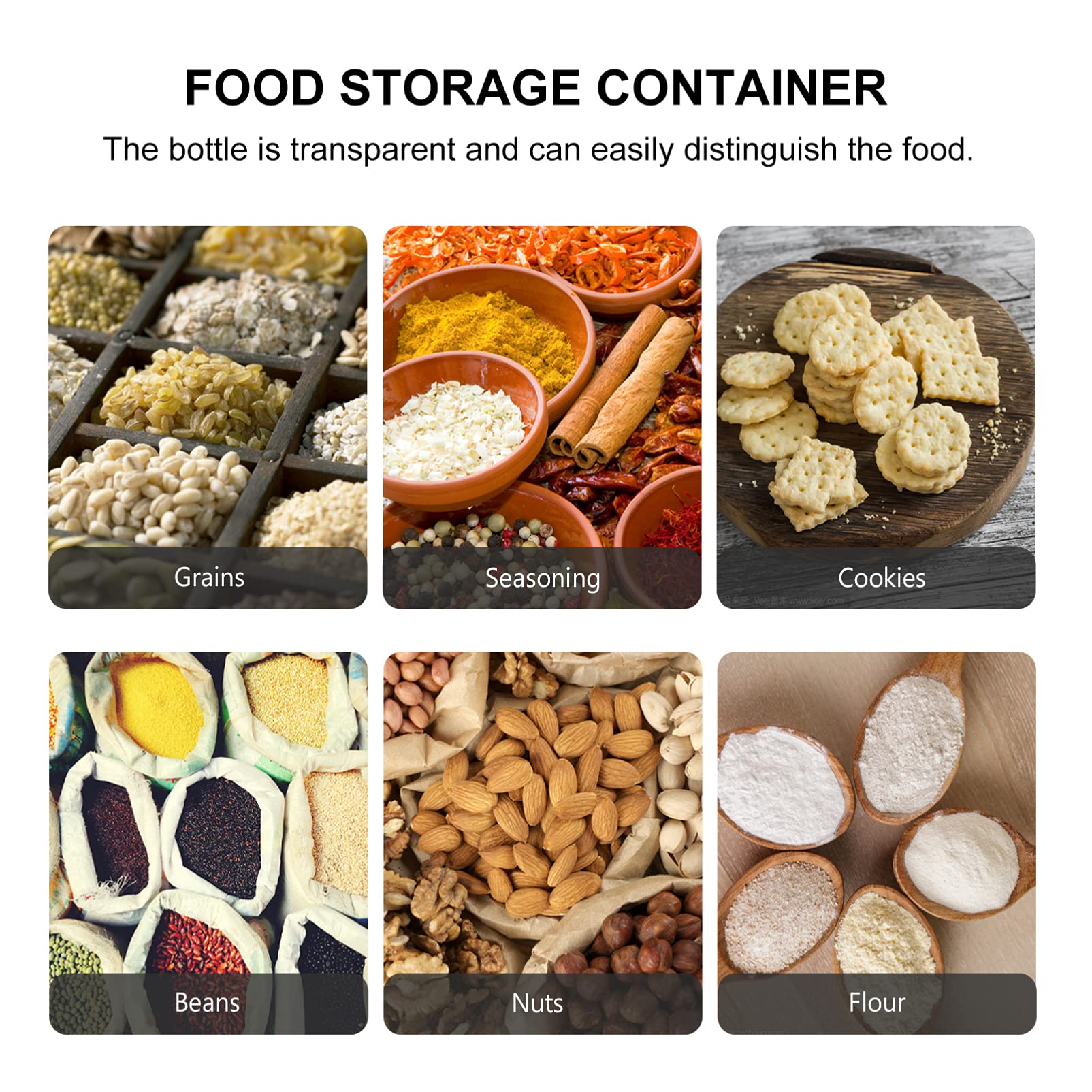 Mason Jars Mason Jars Glass Canister Jars Glass Kitchen Canisters with Airtight Bamboo Lid Cylinder Storage Containers for Flour Sugar Coffee Cookie Candy Snack and More 9. 5x13. 2 Terrarium/183 ( Col