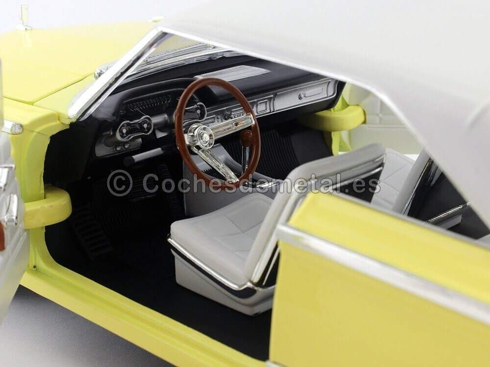 Road Signature 92568Y 1964 Mercury Marauder Yellow 1/18 Diecast Model Car