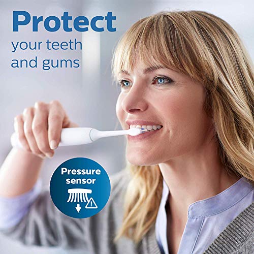 Philips Sonicare ProtectiveClean 6500 Rechargeable Electric Power Toothbrush with Charging Travel Case and Extra Brush Head, Navy Blue, HX6462/07