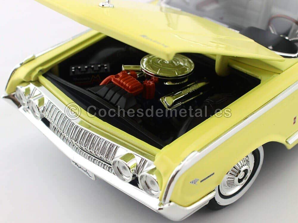 Road Signature 92568Y 1964 Mercury Marauder Yellow 1/18 Diecast Model Car