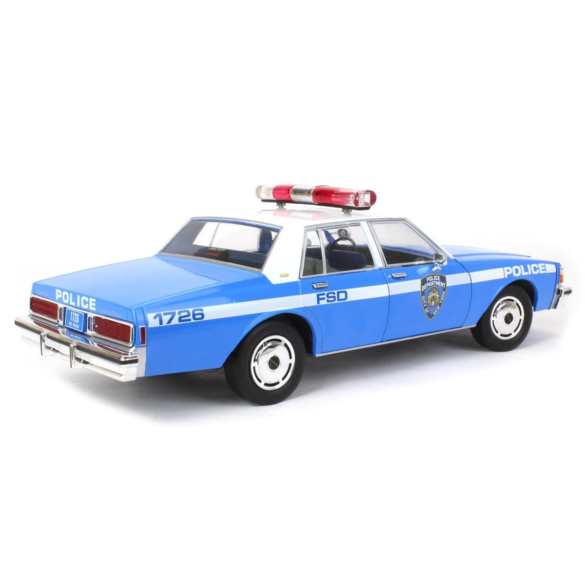 Greenlight 1/18 1990 Chevrolet Caprice, New York City Police Department, Artisan Collection 19106