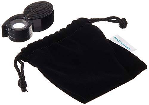 Bausch & Lomb Folding Pocket Magnifier, 5-20x