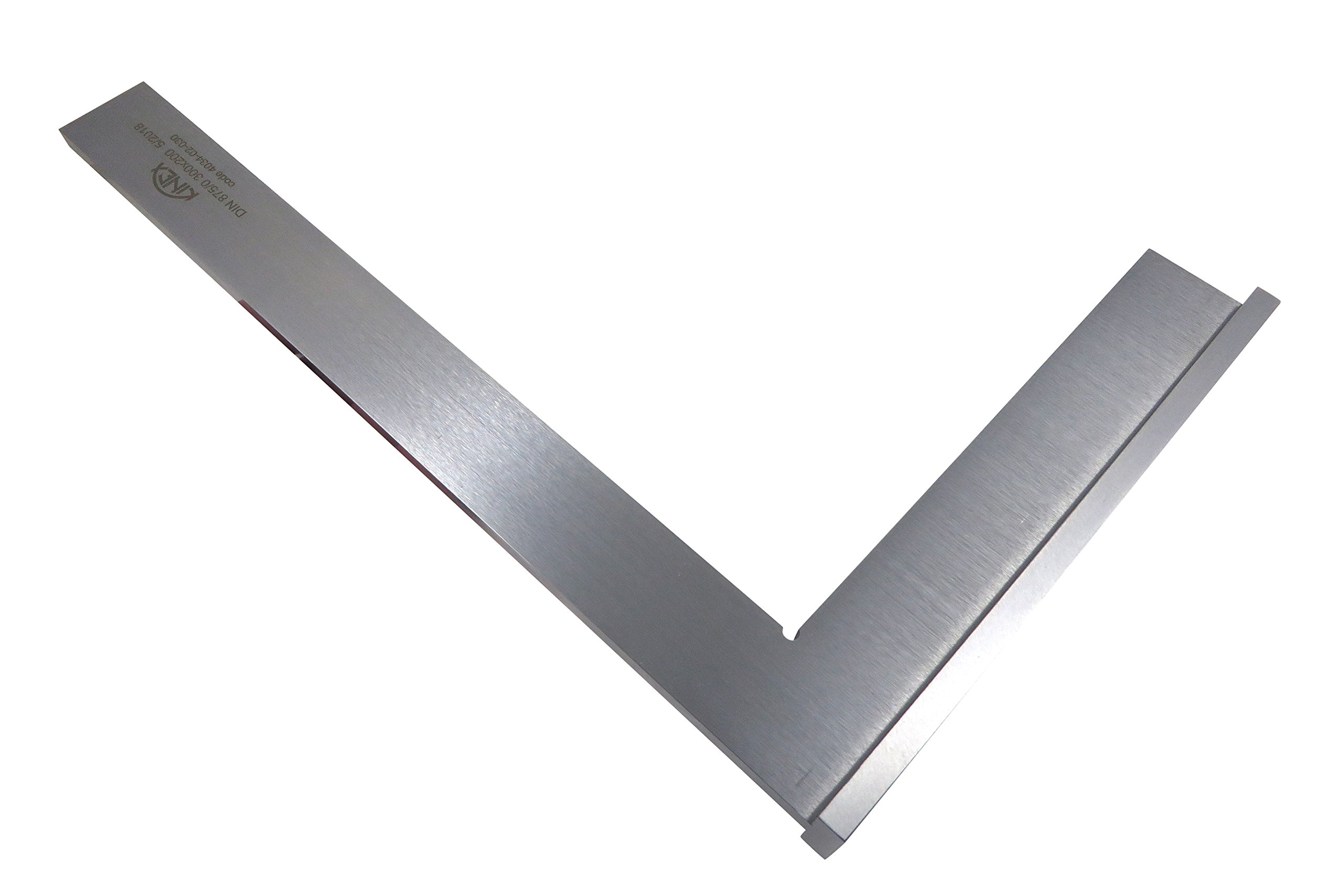 Kinex 4034-02-030 Try Machinist Square with Base 12-1/8" x 8" DIN 875/0 Square to w/in 0.0004” (Four Ten-Thousandths of an Inch)