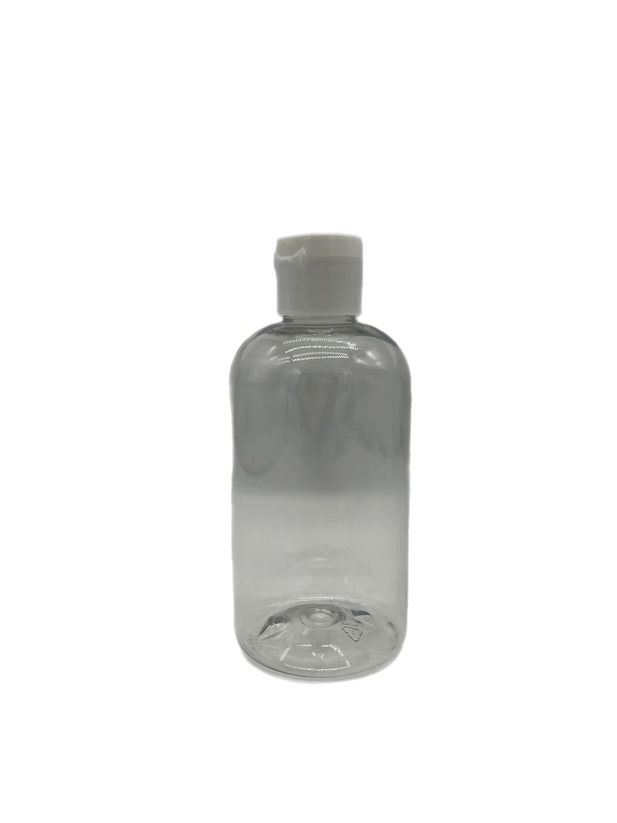 Natural Farms 8 oz Clear Boston BPA FREE Bottles - 3 Pack Empty Refillable Containers - Essential Oils Cleaning Products - Aromatherapy | White Snap Cap - Made in the USA