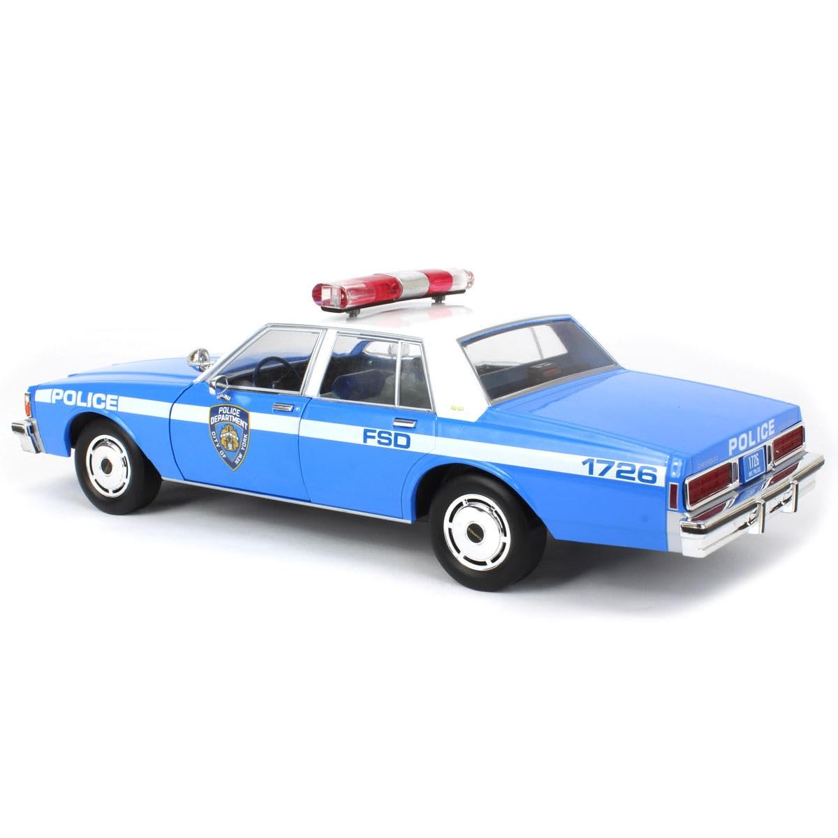 Greenlight 1/18 1990 Chevrolet Caprice, New York City Police Department, Artisan Collection 19106